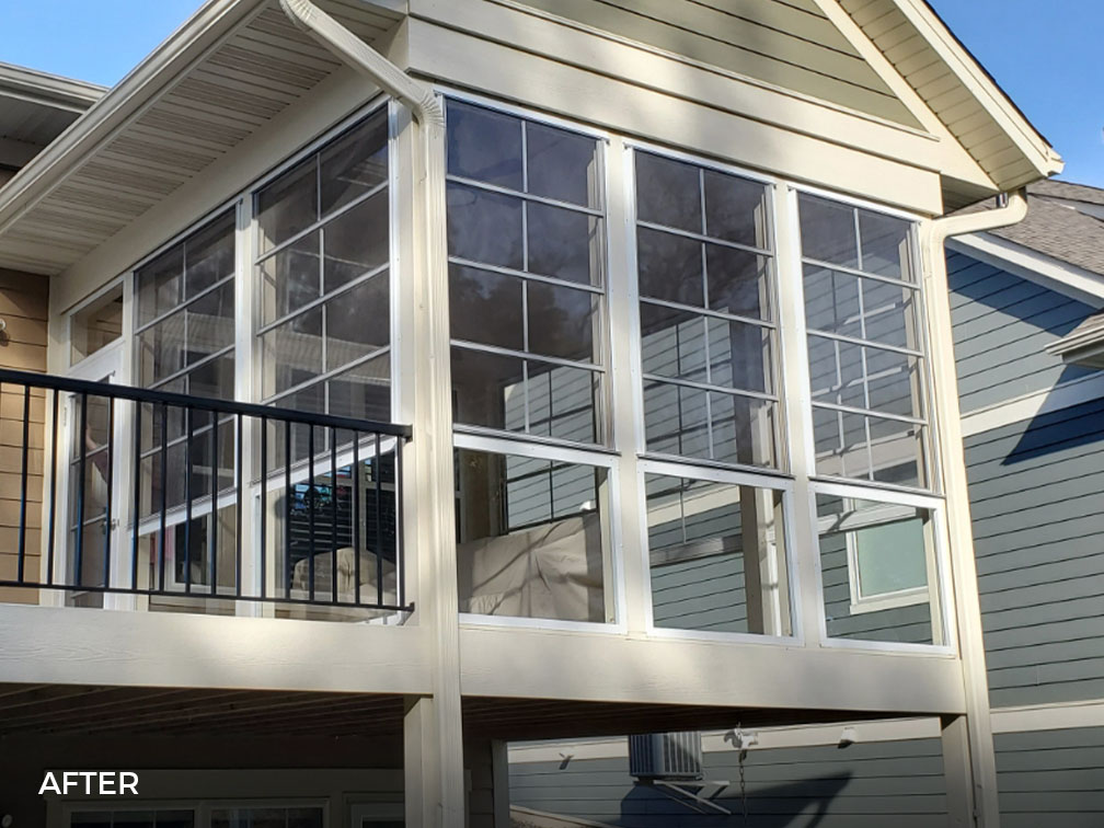 Before & After Porch Window Gallery | Porch Windows Direct